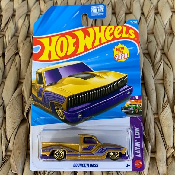 Other | Hot Wheels Pickup Truck Gold Low Rider New Model 226 | Poshmark